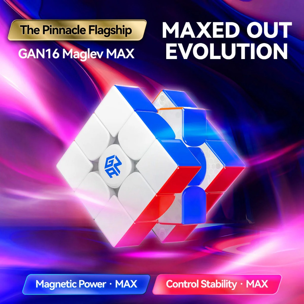 GAN 16 Maglev Max UV 3x3 Magnetic Cube Professional GAN16 Maglev Max UV ...