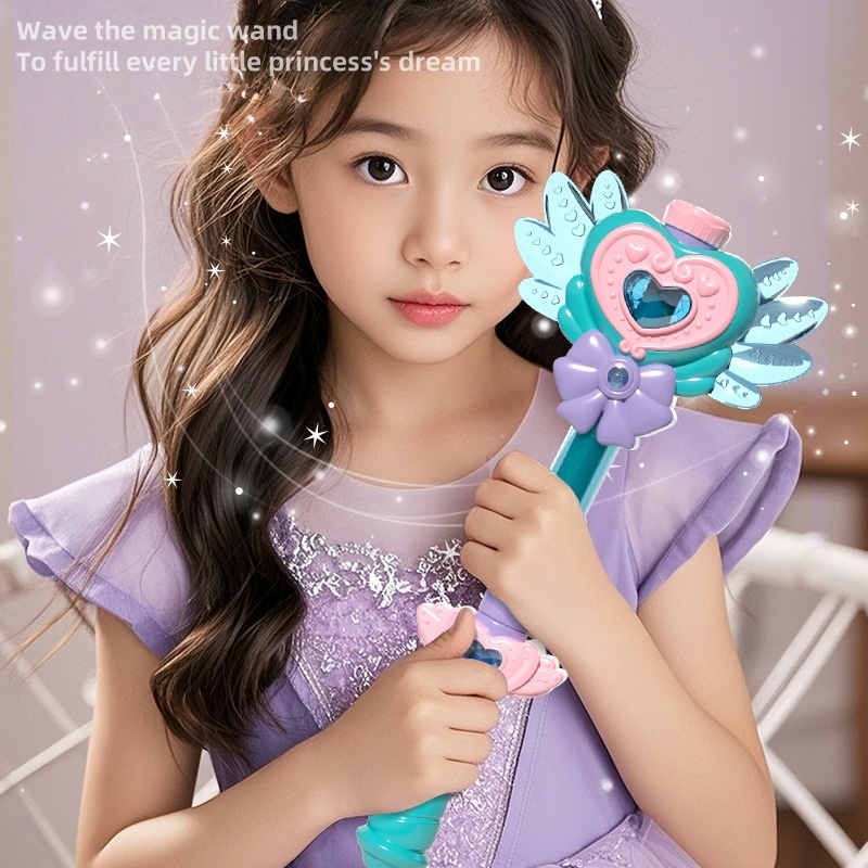 Magic Wand Water Gun with Magical Lights - Pump-Action Multi-Nozzle ...