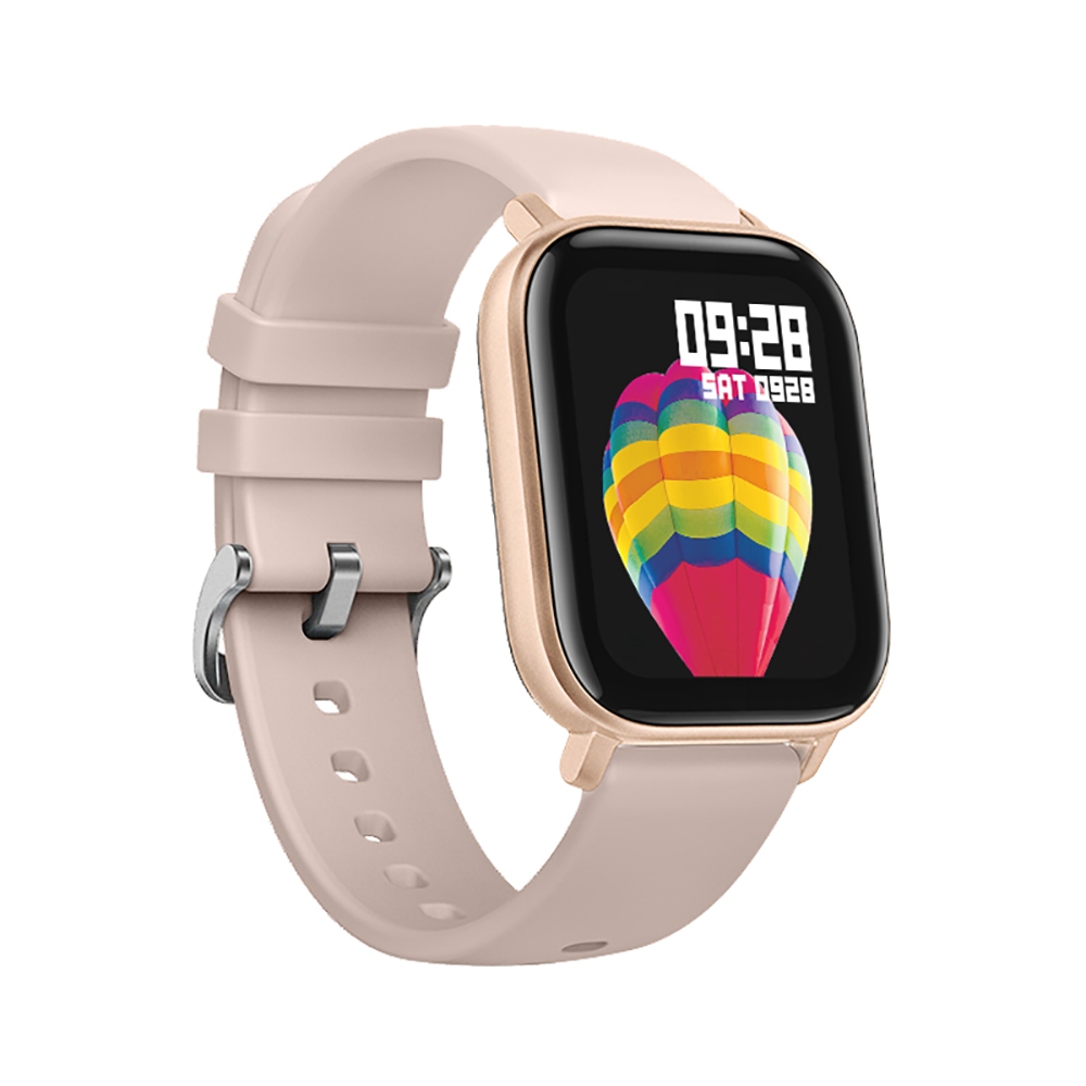 Doc P8b Ultra Slim Touchscreen Smart Watch with 1.4-inch Square Display ...
