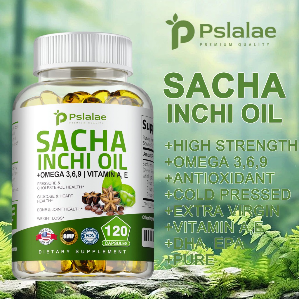 120 Inca Inchi Oil 500mg - Omega 3-6-9 - Health Support 30/60/120 ...