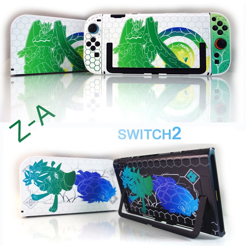 Pokémon LEGENDS Z-A Pattern Base & Console Case for Nintendo Switch 2 TPU Protective Cover ...