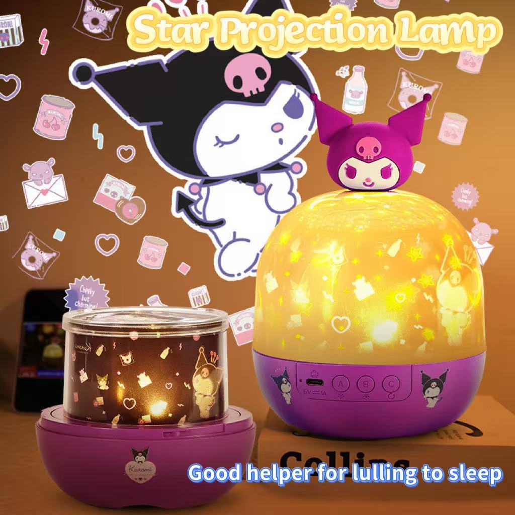 KUROMI Star Projection Lamp & Music Box 3-in-1 - Hadiah Ulang Tahun ...