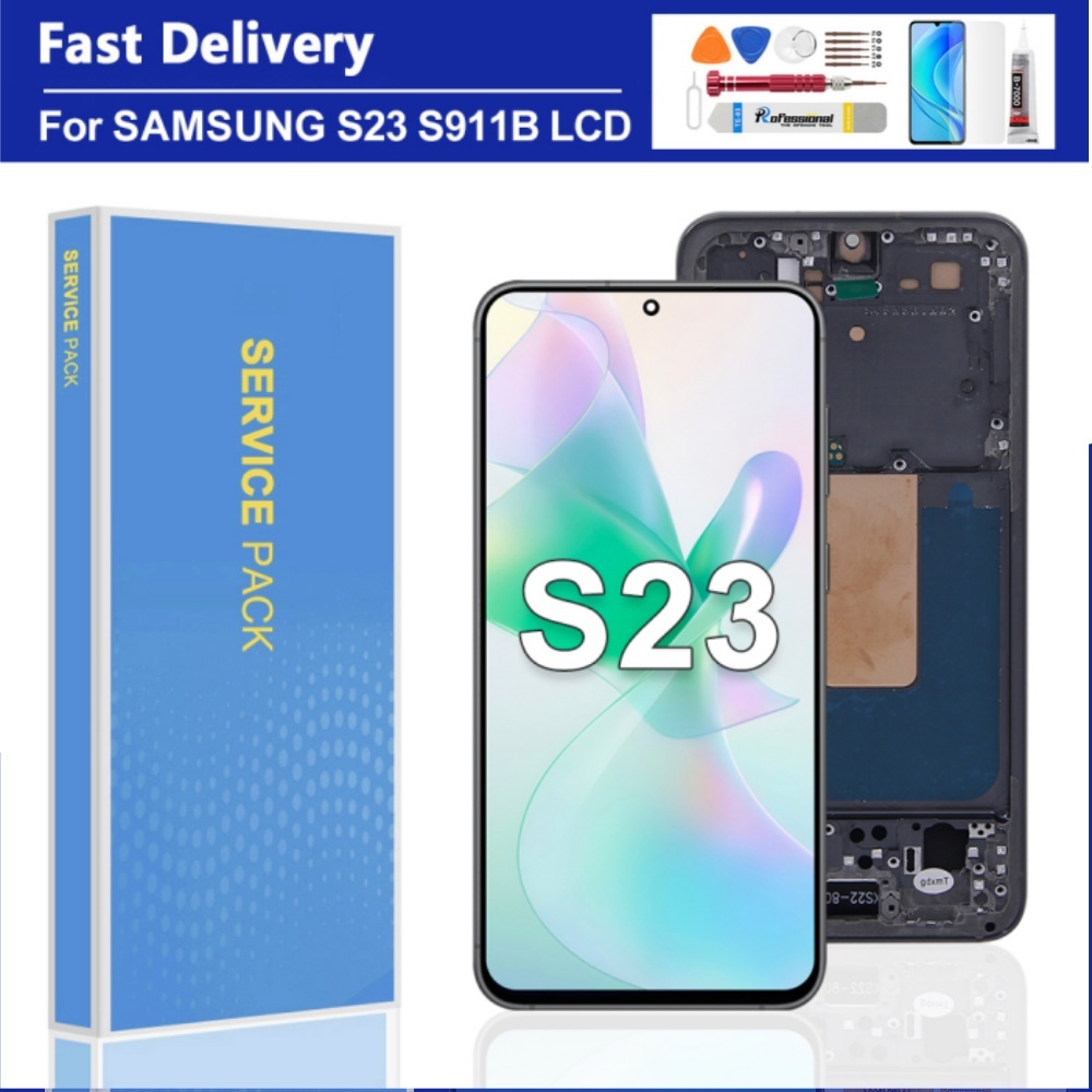 AMOLED Samsung Galaxy S23 LCD SM-S991B SM-S991U SM-S991N Display Touch ...
