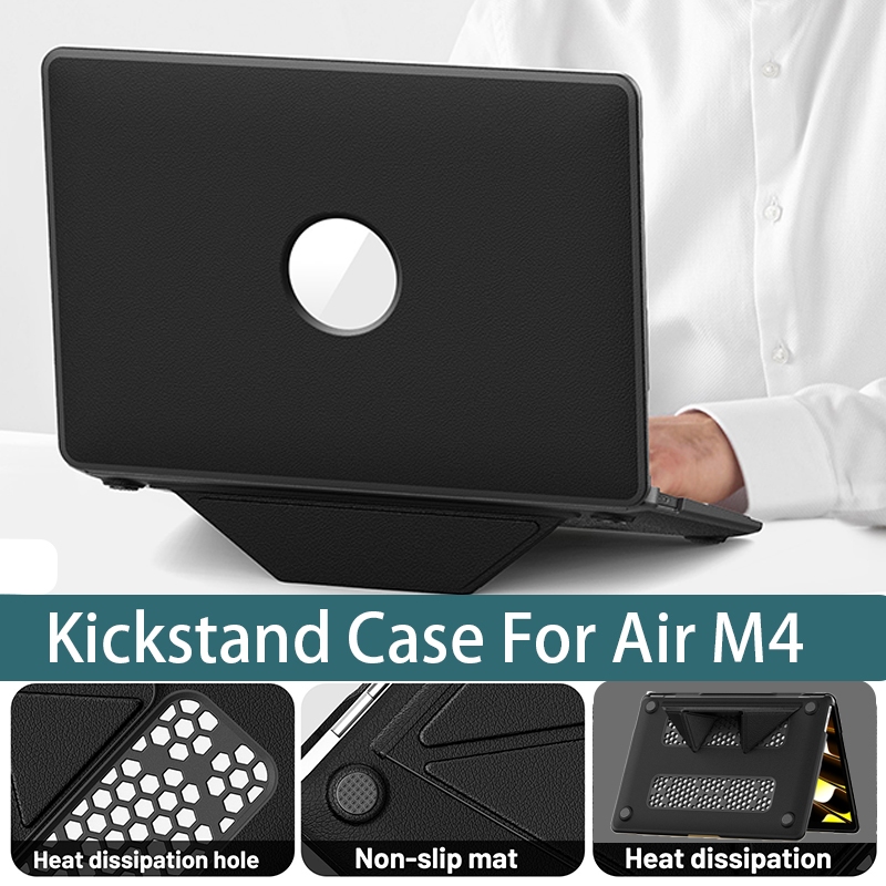 Kickstand Case for 2024 MacBook Pro M4 Air M3 A3113 M2 A2681 A2941 PU ...