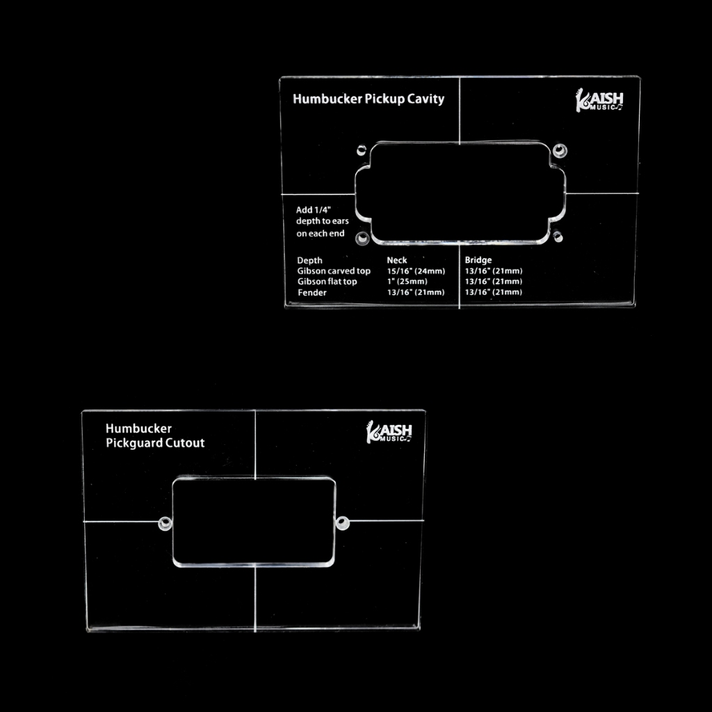 KAISH Acrylic Humbucker Pickup Routing Template Pickup Templates for ...