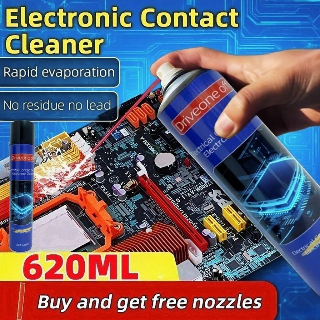 Multi-Purpose Contact Cleaner Electronic Cleaner Spray 620ML | Shopee ...