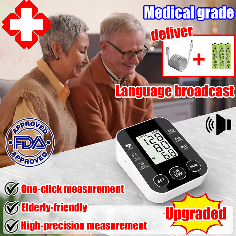 【In Stock】 Blood Pressure Medical grade Monitor Automatic Digital LCD ...