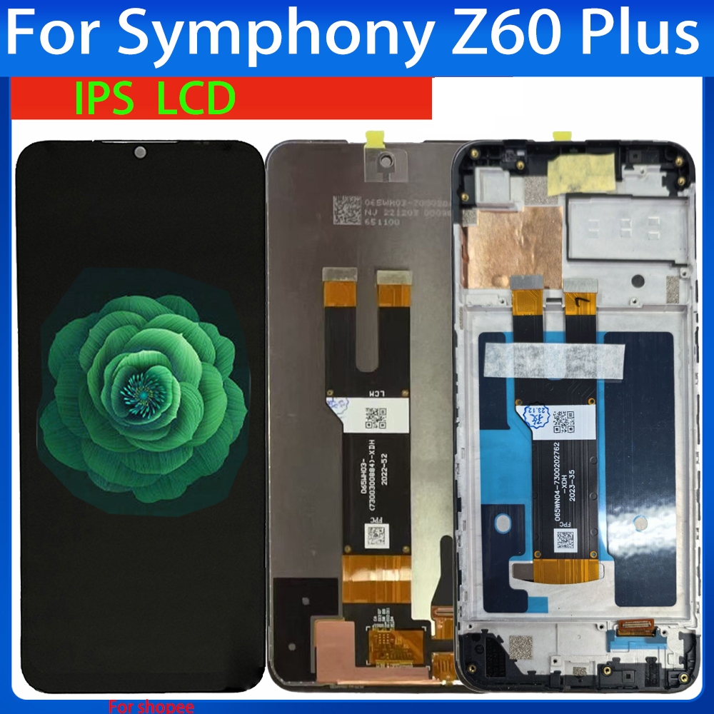 6.6" Best For Symphony Z60 Plus LCD Display Screen Touch Panel ...
