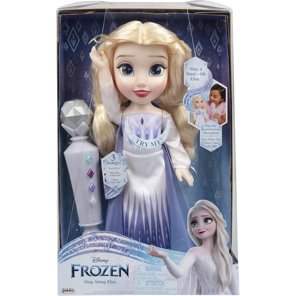 Disney Frozen Sing Along Elsa Doll Playset, 2 Pieces | Shopee Malaysia