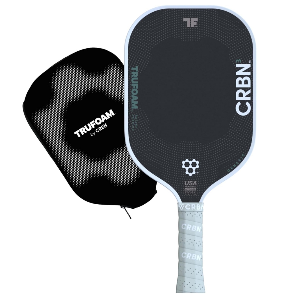 CRBN TruFoam Genesis Pickleball Paddle - Carbon Fiber Pickleball Paddle ...