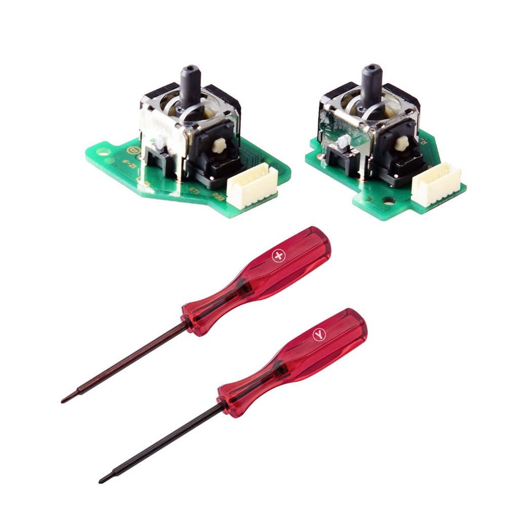 Mcbazel Analog Stick with PCB for Nintendo Wii U GamePad Left Right Set ...