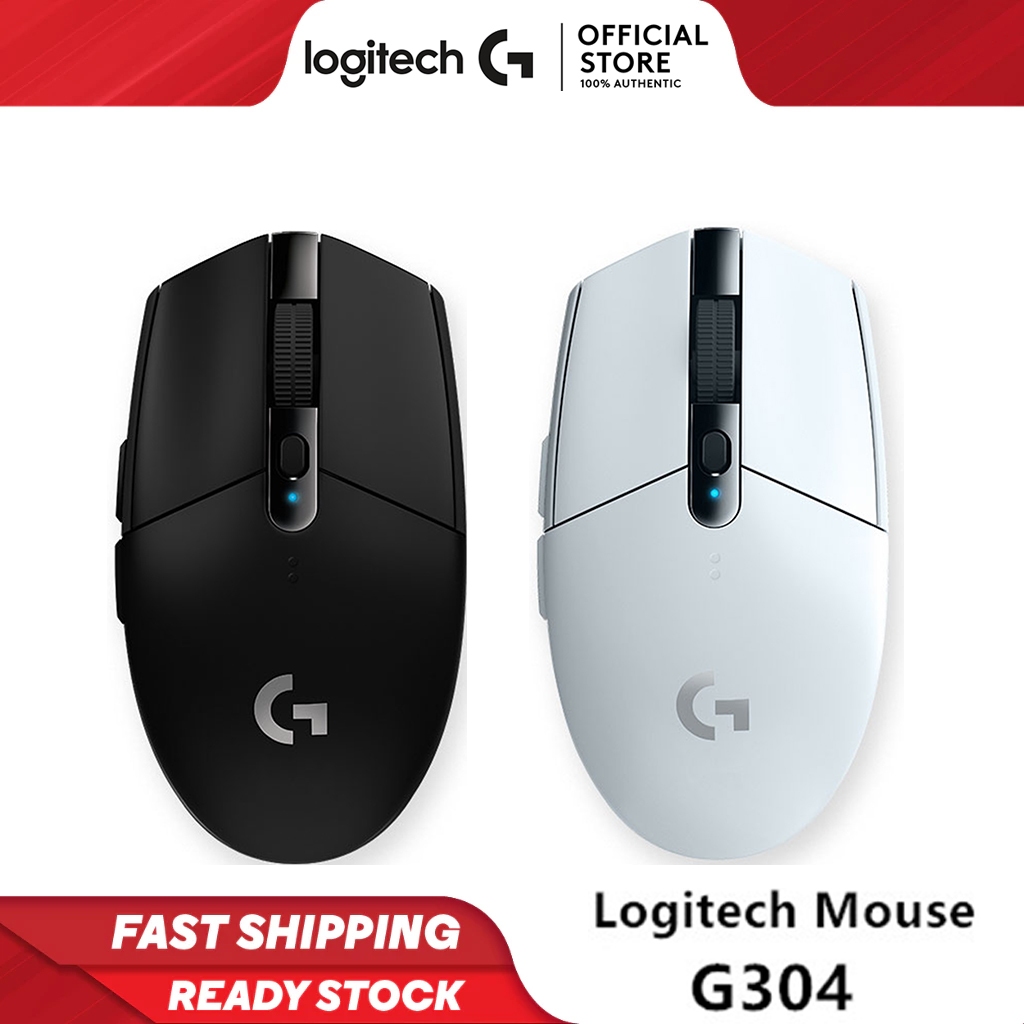 [Original] Logitech G304 Lightspeed Wireless Gaming Mouse - 12K DPI HERO Sensor | 6 Programmable ...