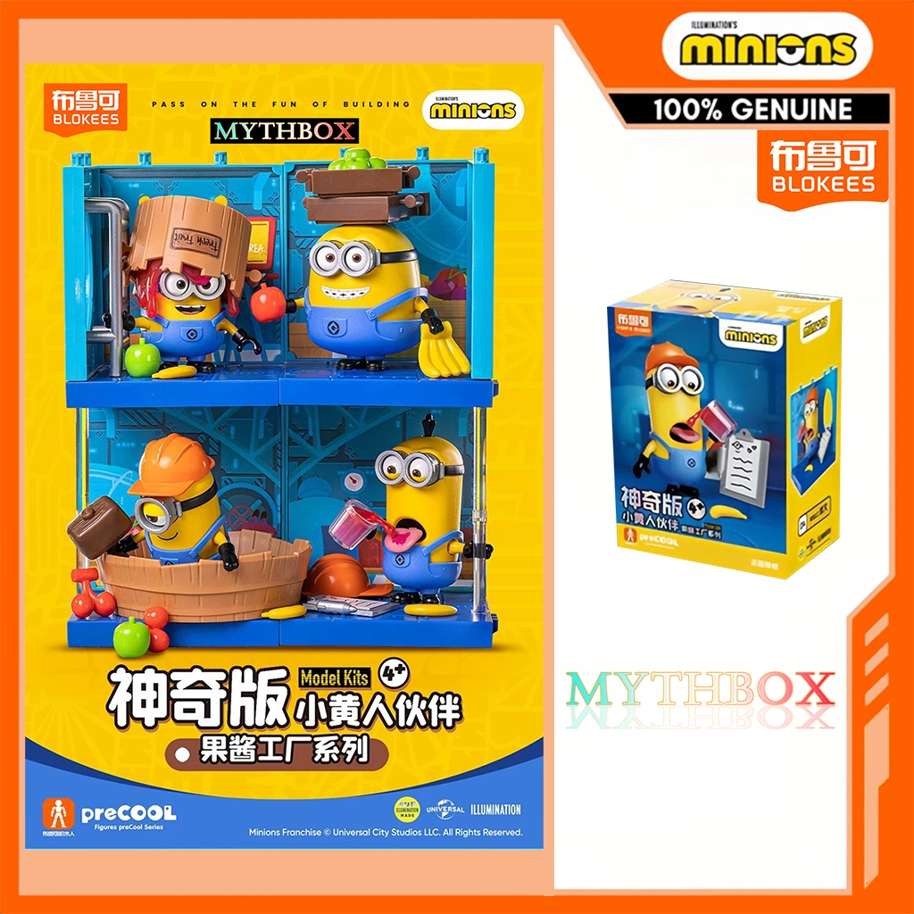 MYTHBOX ★ Genuine blokees bruco MINION FIGURES MOKOO 01-04 Jelly ...