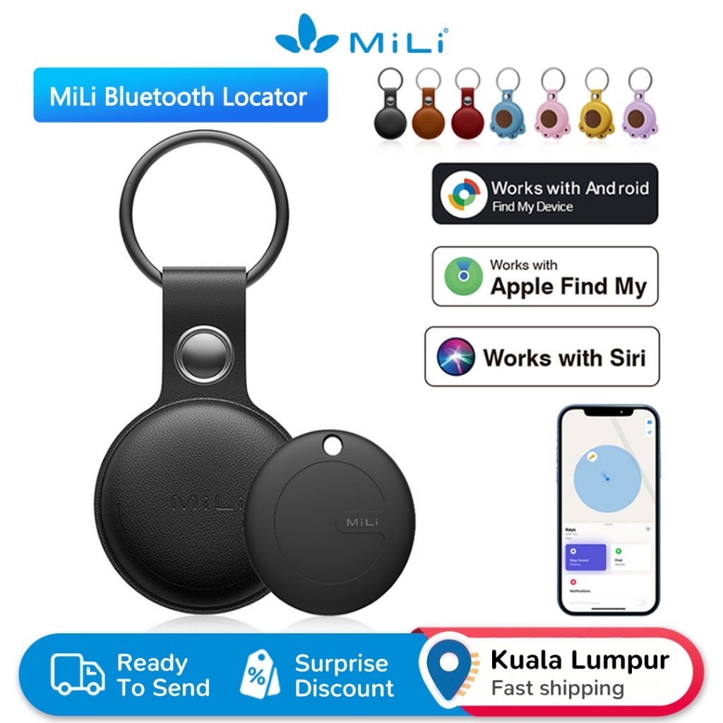 MiLi MiTag (IOS or Android) Go GPS Bluetooth Tracker For Android Keys Finder and Pet Locator ...