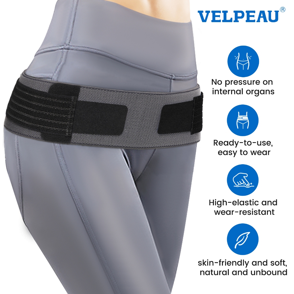 VELPEAU Sacroiliac Belt Si Belt Support for Lower Back Si Joint Pelvic ...
