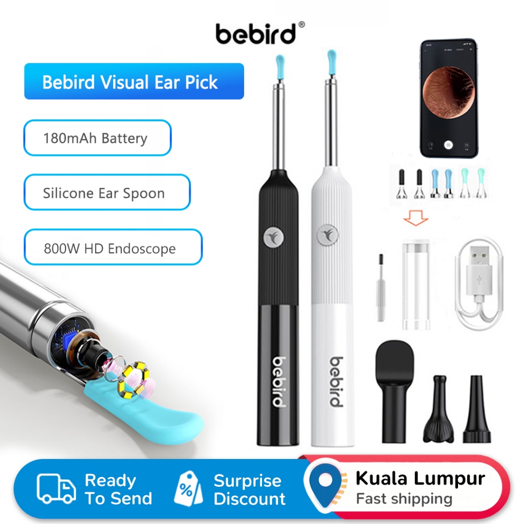 Bebird K3 Ultra Ear Inspection Camera | 800W HD & WiFi Wireless for ...