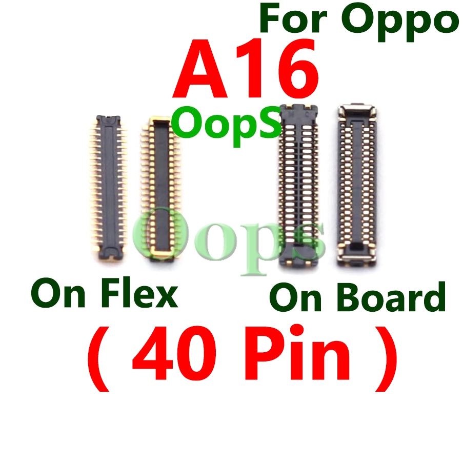For Oppo A16 CPH2269 LCD Socket FPC Connector On Main Board Flex ...