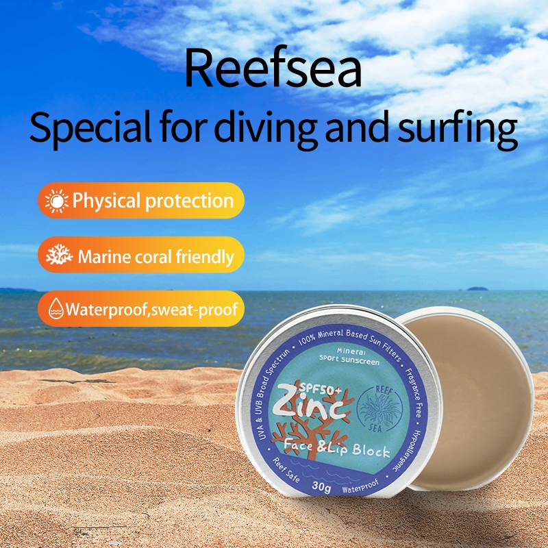 Reefsea Physical Zinc Sunscreen Mud Stick Color Face Body Snorkeling ...