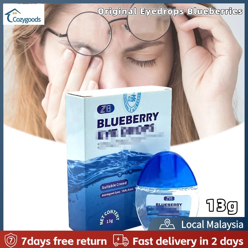 [Local delivery] Original Eyedrops Blueberries Eye Drops For Clear ...