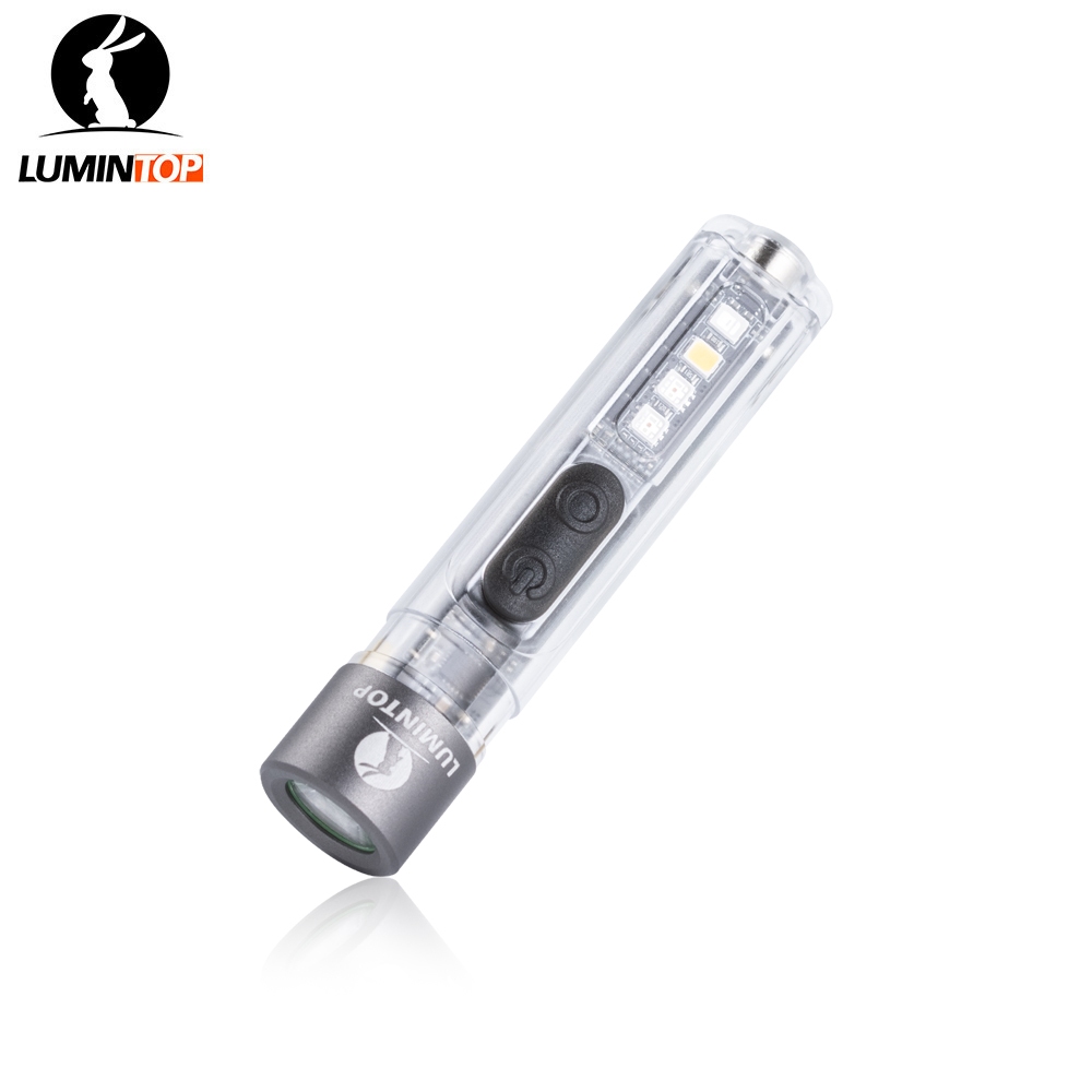 Lumintop Black cat Mini EDC flashlight Warm light RGB UV portable ...