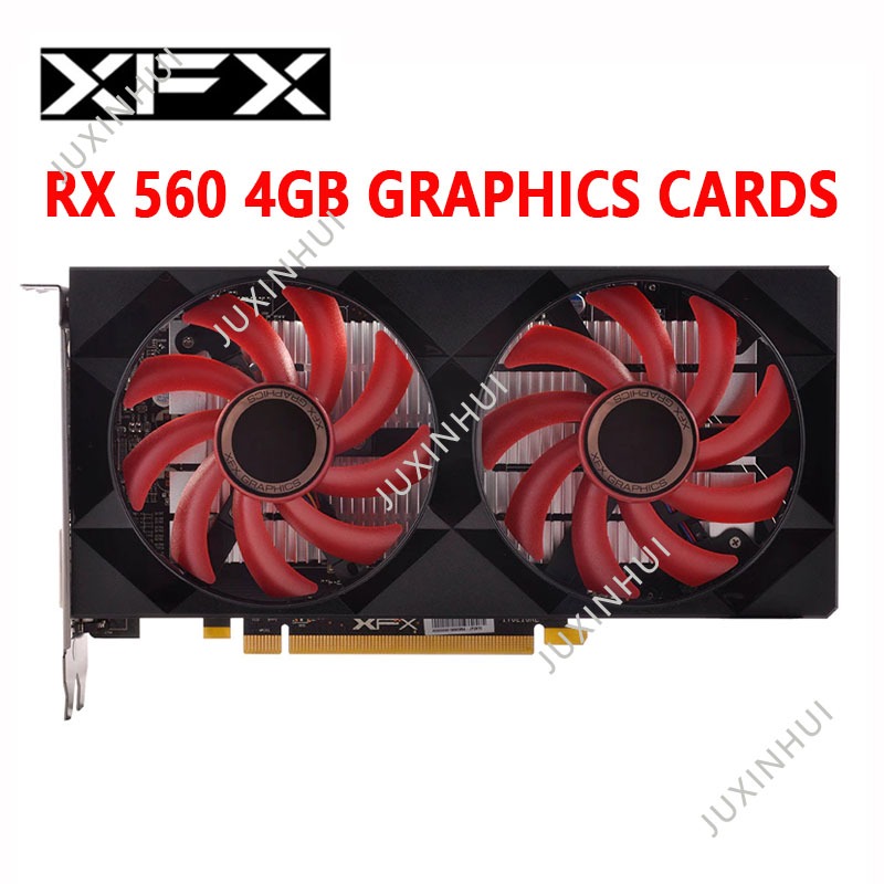 【USED】 XFX RX 560 2GB 4GB Graphics Cards AMD GPU Radeon RX560 4GB 4G ...