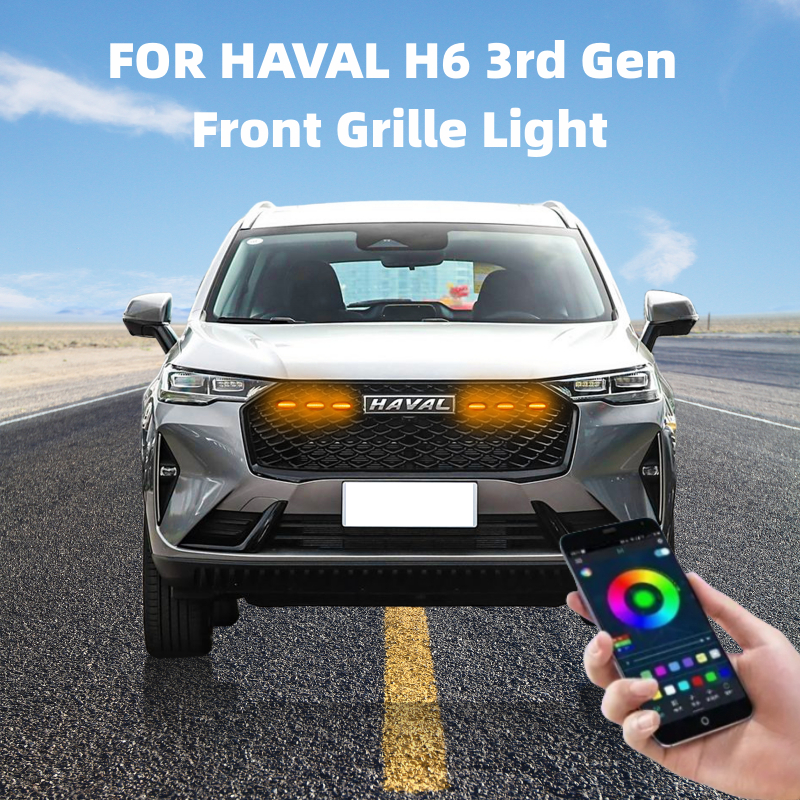 LED Front Grille Light For HAVAL H6 3rd Gen Car Daytime Running Light ...
