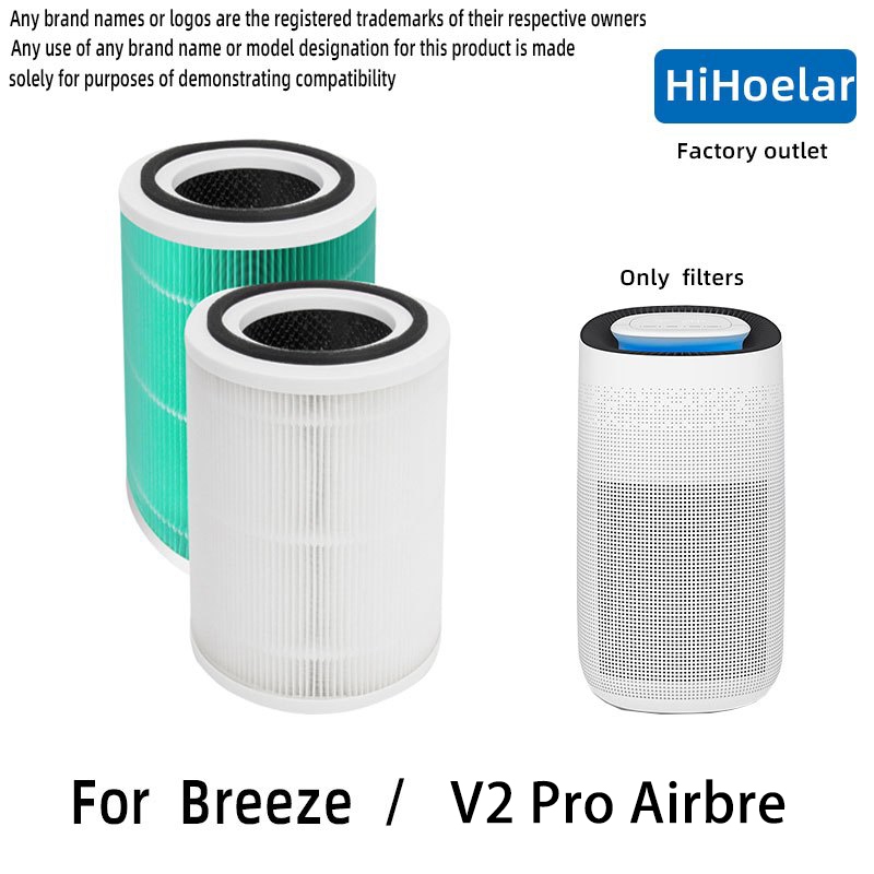 For Sterra Breeze / V2 Pro Airbre /Cosmo Prime Air Purifier Filter 2-in ...