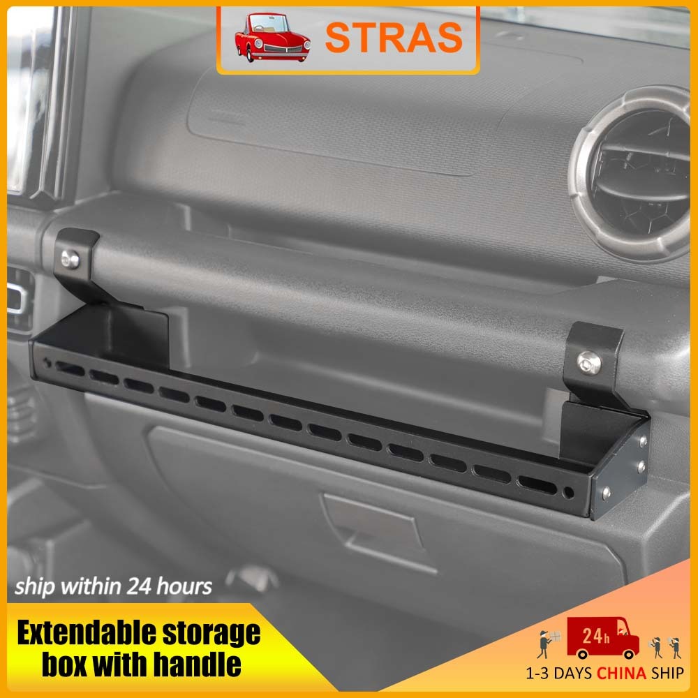 [Ready Stock] Car Aluminum Alloy Co-Pilot Door Handle Extension Storage ...