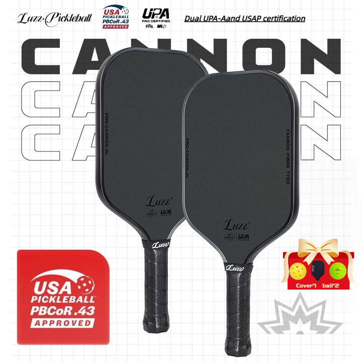 Luzz Pickleball Paddle Cannon Paddle T700 Carbon Friction Surface ...