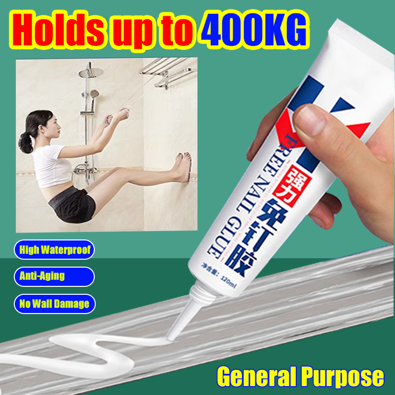 Holds up to 400KG glue super glue heavy duty gam kuat gam plastik ...