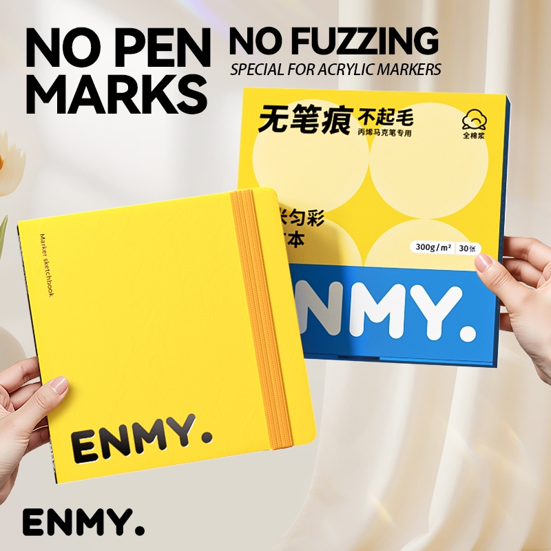 ENMY Mark Paper Small Square Book Painting Paper 300g Thickness Pure ...