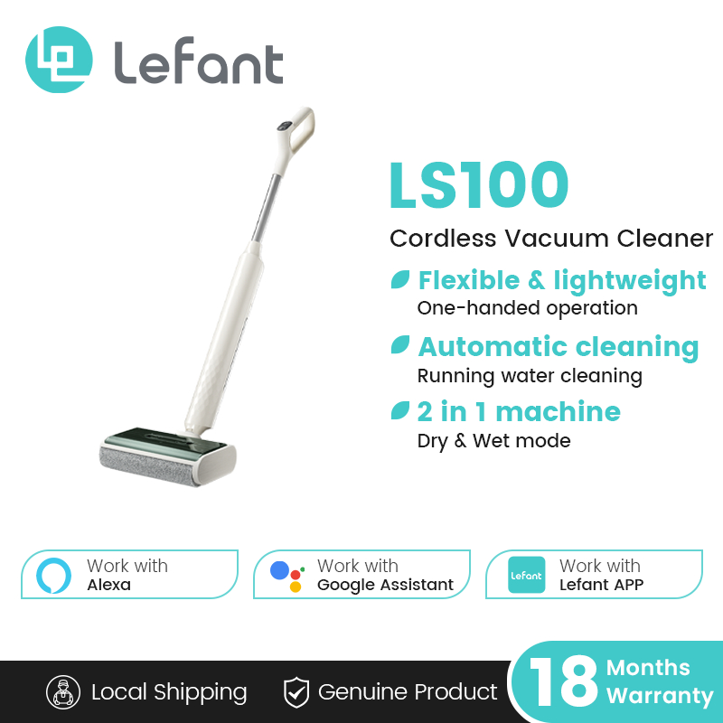 Lefant LS100 Cordless Vacuum Cleaner Floor Washer | Shopee Malaysia