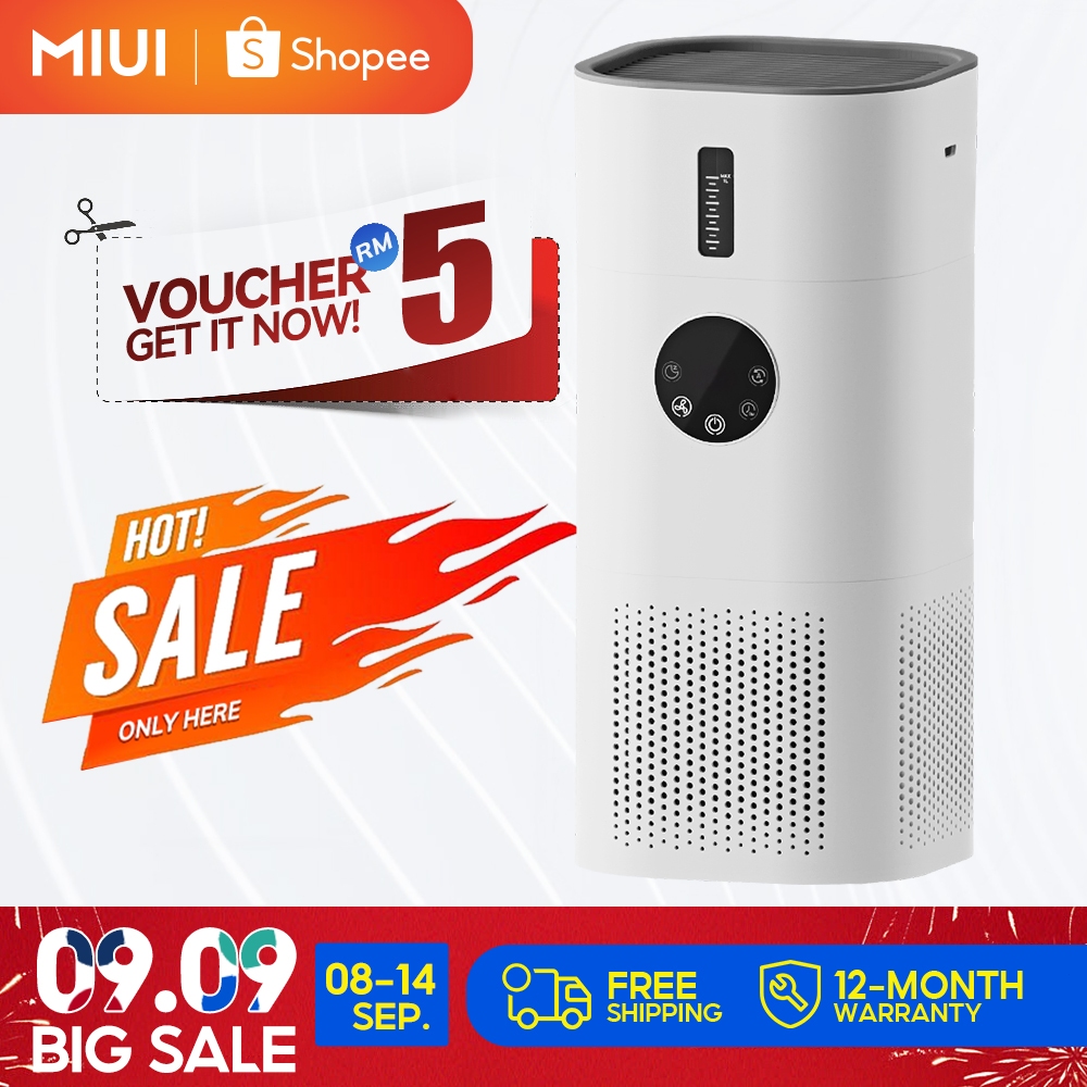 MIUI 2 in 1 Smart Air Purifier with Humidifier Silent PM2.5 for Pet Fur ...