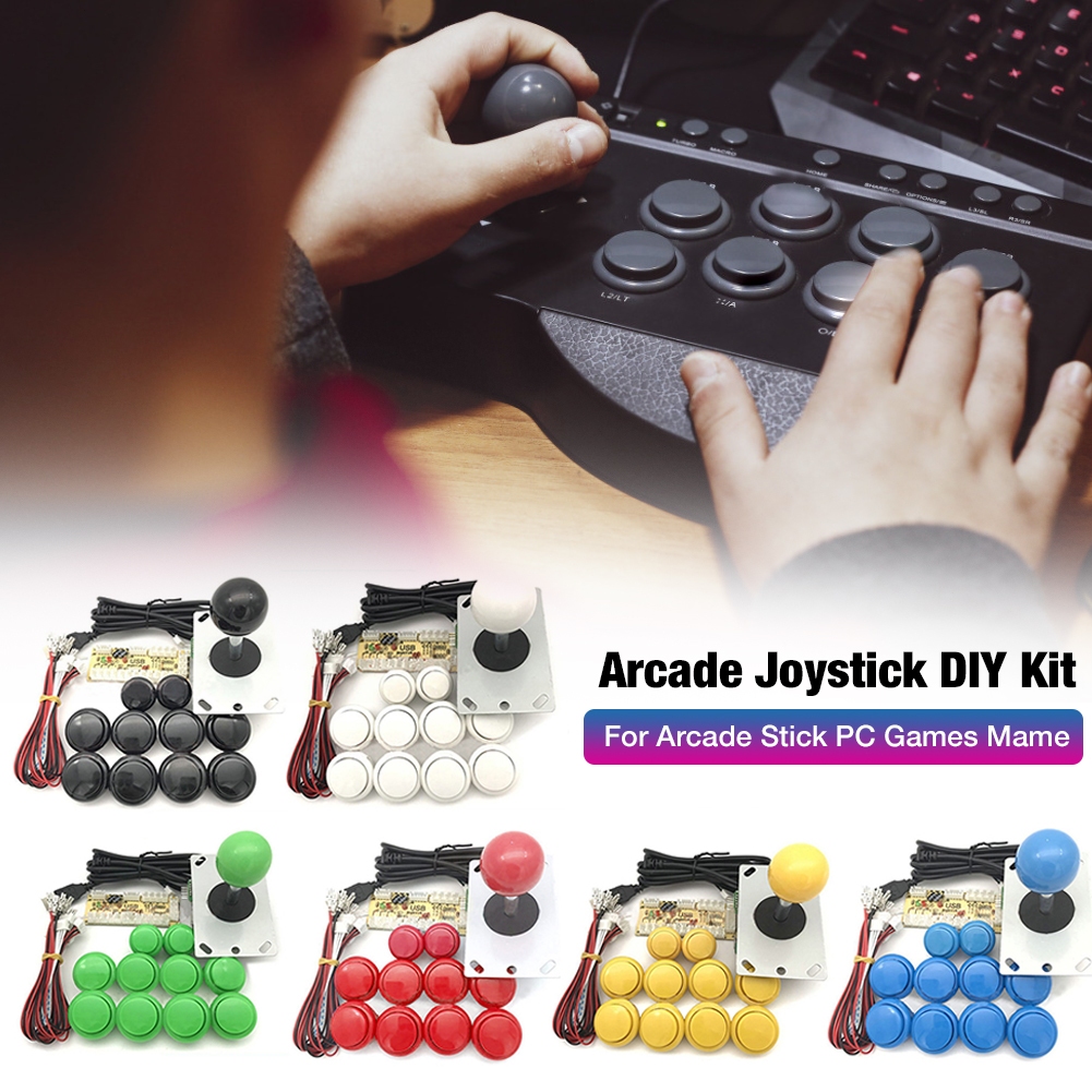 DIY Arcade Joystick Handle Kit Arcade Game Button And Joystick ...