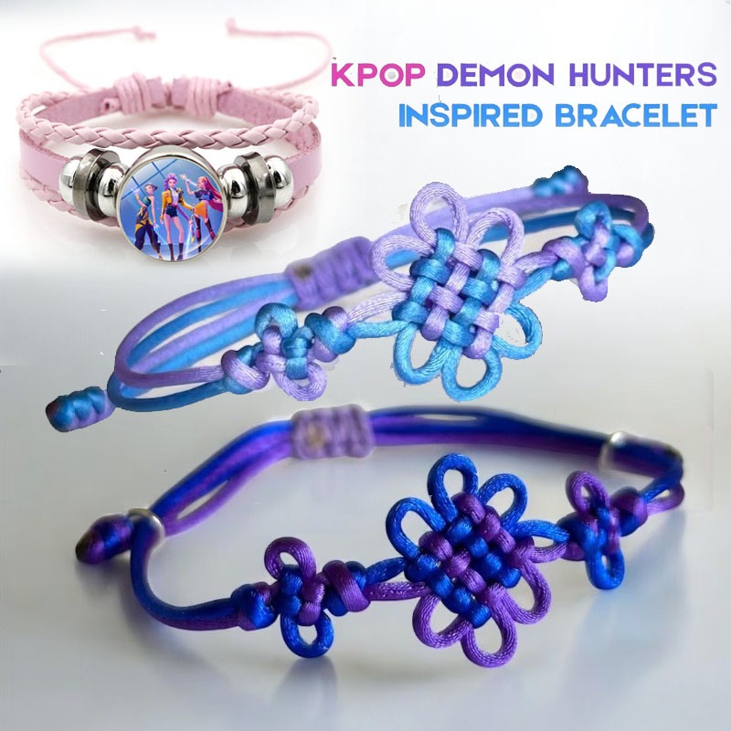 Kpop Demon Hunters Bracelet Protective Amulet Knot Bracelet | Shopee ...