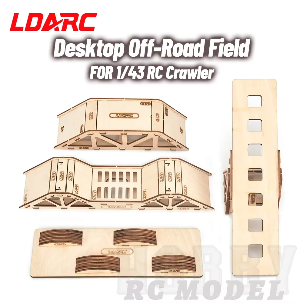 LDARC Desktop Simulation Off-road Obstacle Course for 1/43 RC Model Car ...