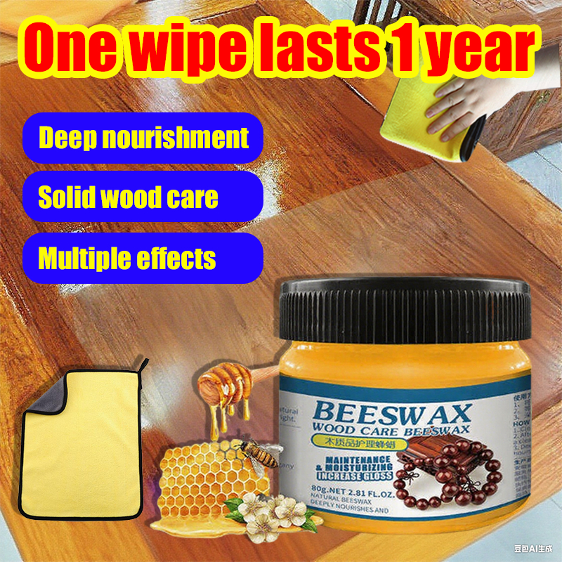 One wipe lasts 1 year beeswax wood polish bee wax polish wood 木蜡油 wood ...