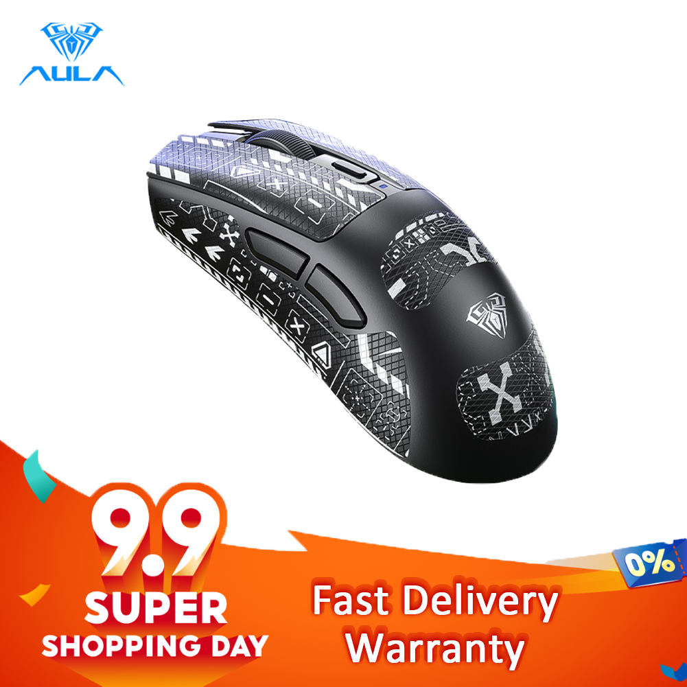 AULA SC380 Wireless Mouse 59g lightweight mouse Bluetooth/2.4G/Type-C ...