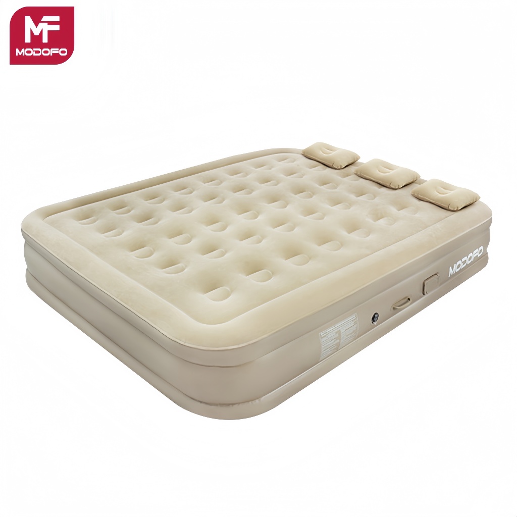 MODOFO Inflatable Air Bed tilam with Electric Pump Double Size ...