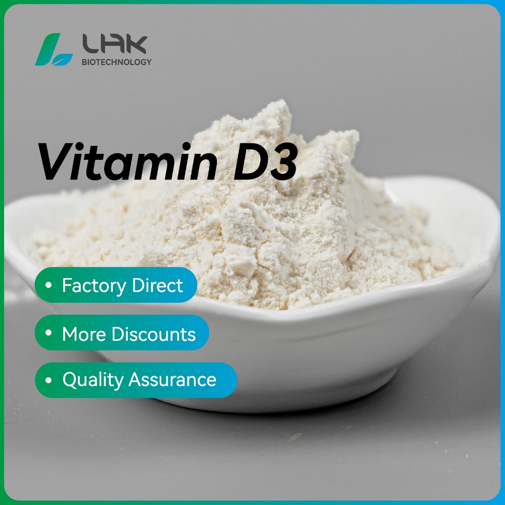 Supply vitamin supplement vitamin D3 100000IU/g raw material VD3 powder ...