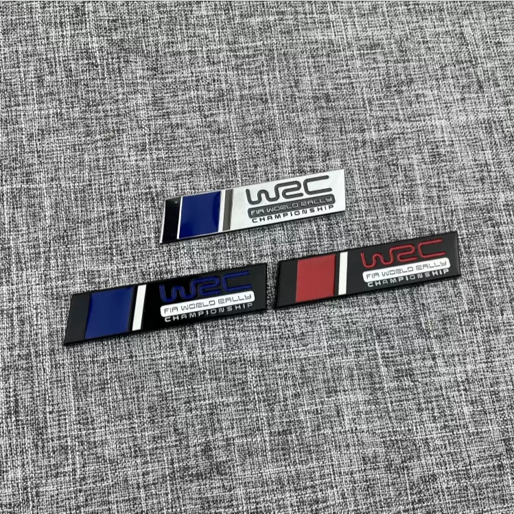 Metal Modified WRC Car Logo Rally Sports Car Logo Sticker Body Scratch ...