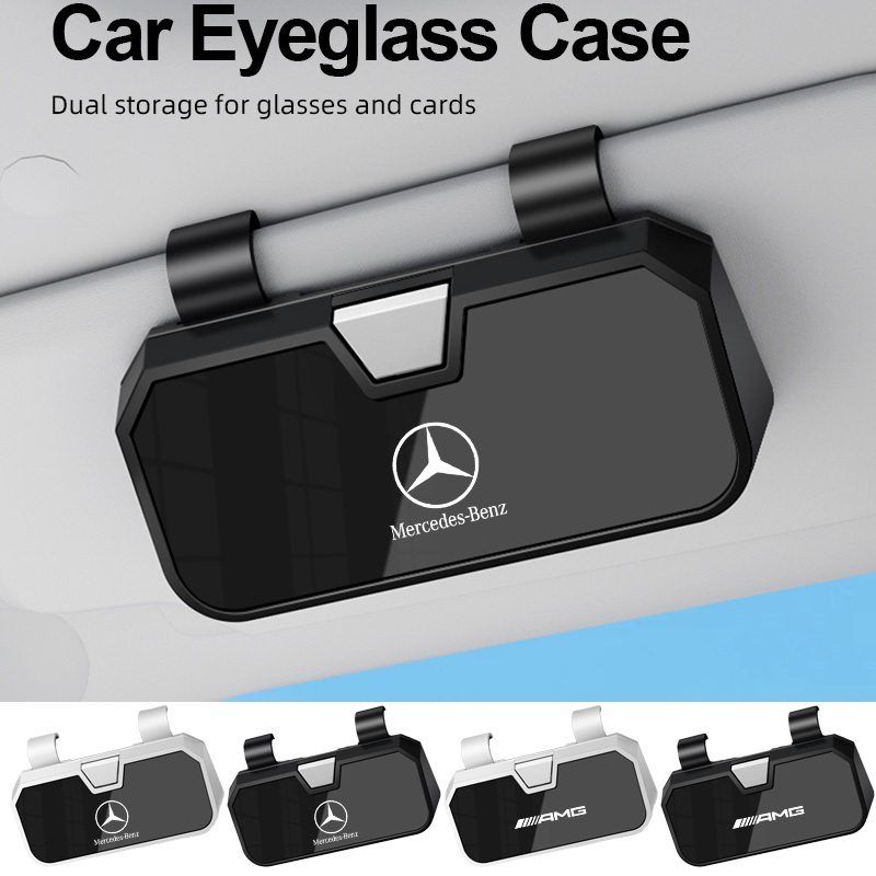 Mercedes Benz Car glasses case sun visor multifunctional storage ...