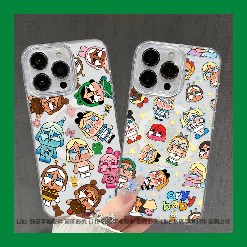 Samsung Apple Magnetic Phone Case Cute Crying Baby crybaby Shock ...
