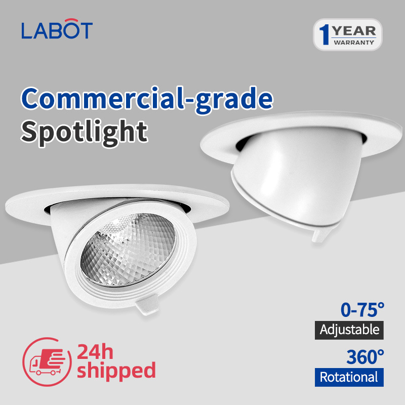 Recessed Spotlight Adjustable Angle Spotlight LED Anti-glare 7W/12W/20W ...