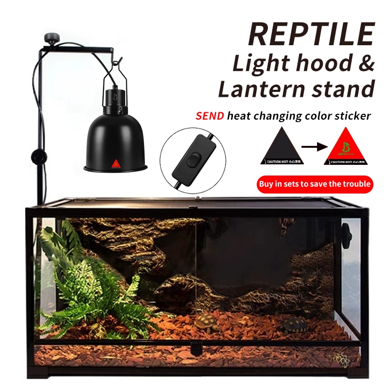 Turtle Basking Lamp Shade Light Dome 5.5'' Uva Uvb Reptile Heat Deep ...