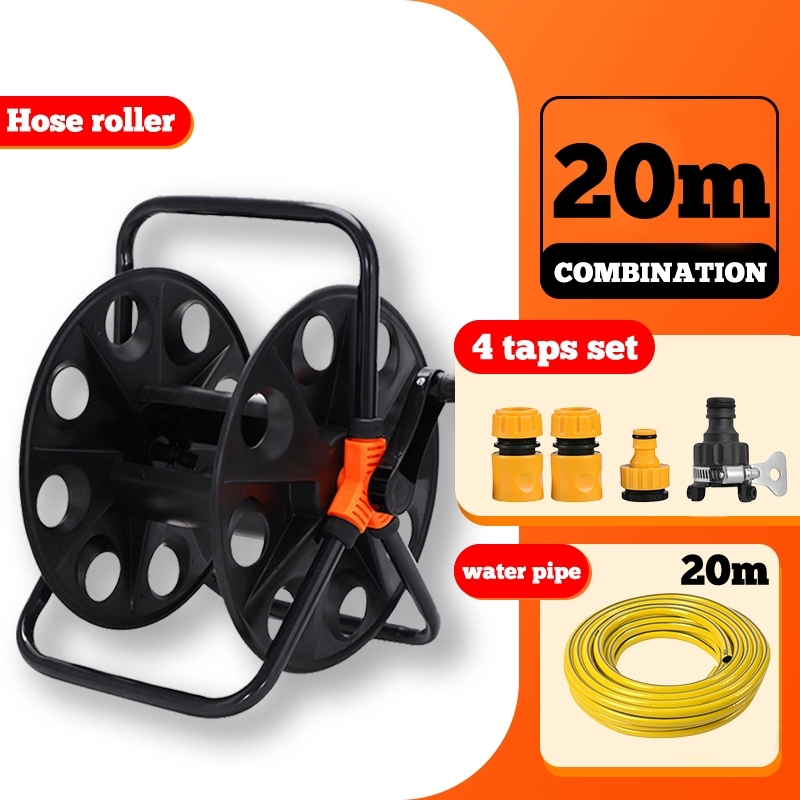 Heavy-Duty Water Hose Reel Cart Garden Hose Storage Wheel Portable Hose ...