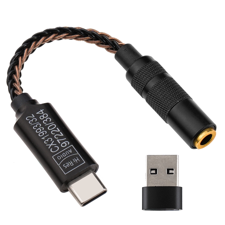 Digital Audio Amplifier CX31993 + MAX97220 Dual Chip Type-c-3.5mm AMP HiFi Audio Adapter PCM ...