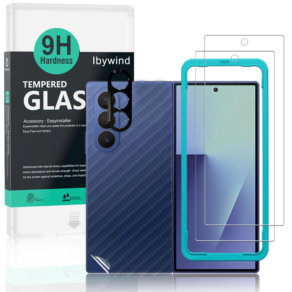 Ibywind For Samsung Z Fold7 5G Screen Protector(Pack of 2),with Lens ...