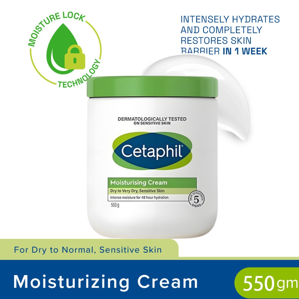 Cetaphil Moisturizing Cream For Face & Body For Sensitive, Dry, Oily ...