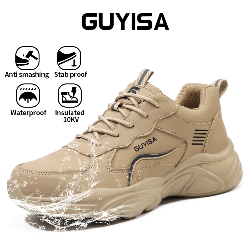 GUYISA Labor insurance shoes are unisex, smash-proof and stab-proof ...